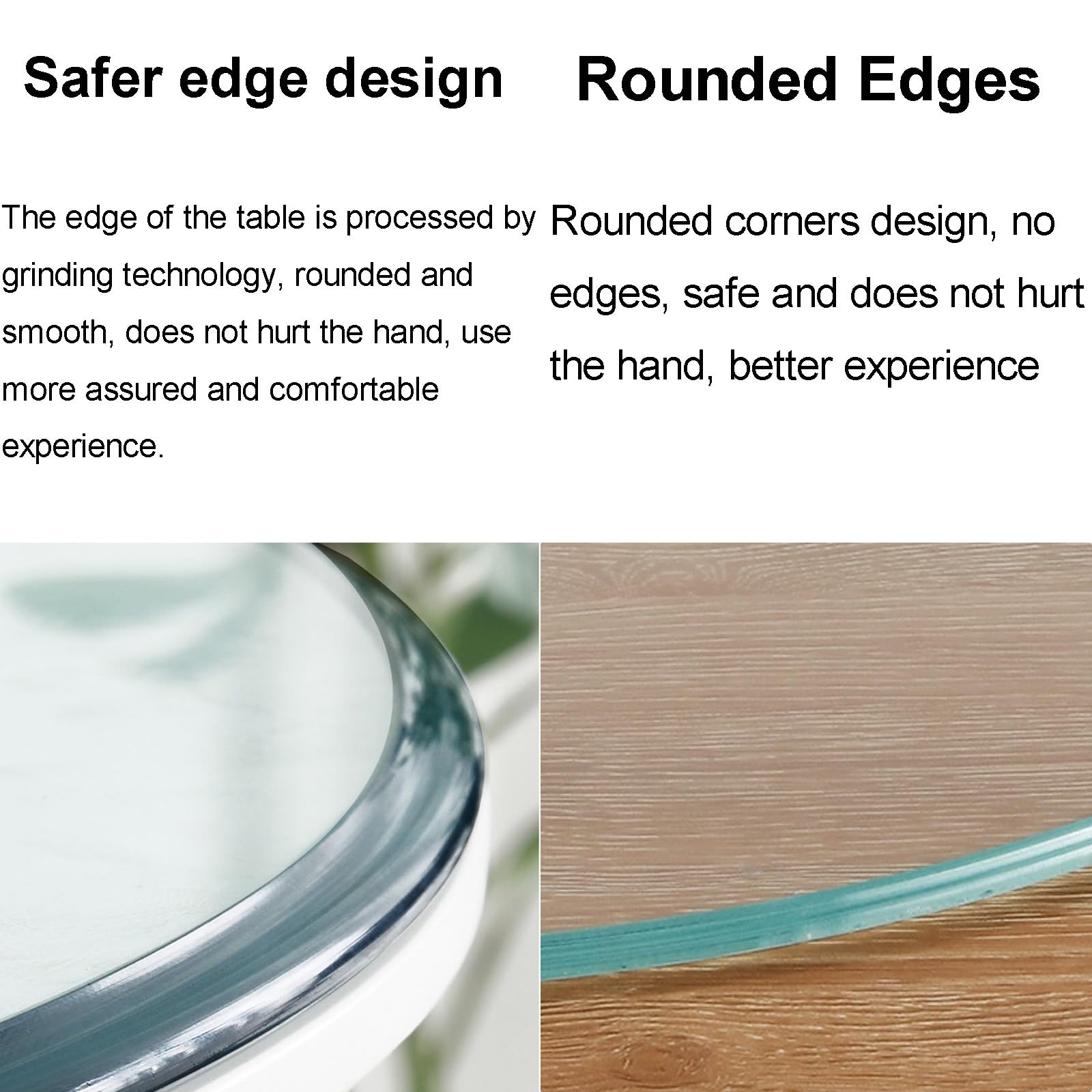 SAGIDAR Round Table Top, Table Round, Tempered Glass Round Table Top, Round Table Glass Top, 16IN 22IN 26IN 32IN 36IN, Kitchen Dining Table Top, Transparent Table Top Top for Dining Table