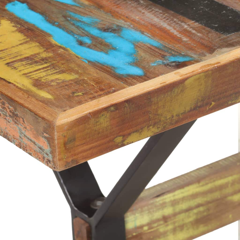 AJSEOYBS Large Dining Table,Industrial Rustic Kitchen Dining Room Table, Dinner Table for Kitchen, Living Room,Dining Table 55.1"x27.6"x29.9" Solid Reclaimed Wood