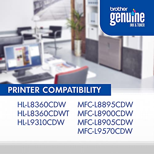 Brother Genuine Super High Yield Toner Cartridge, TN436Y, Replacement Yellow Toner, Page Yield Up To 6,500 Pages, Amazon Dash Replenishment Cartridge, TN436