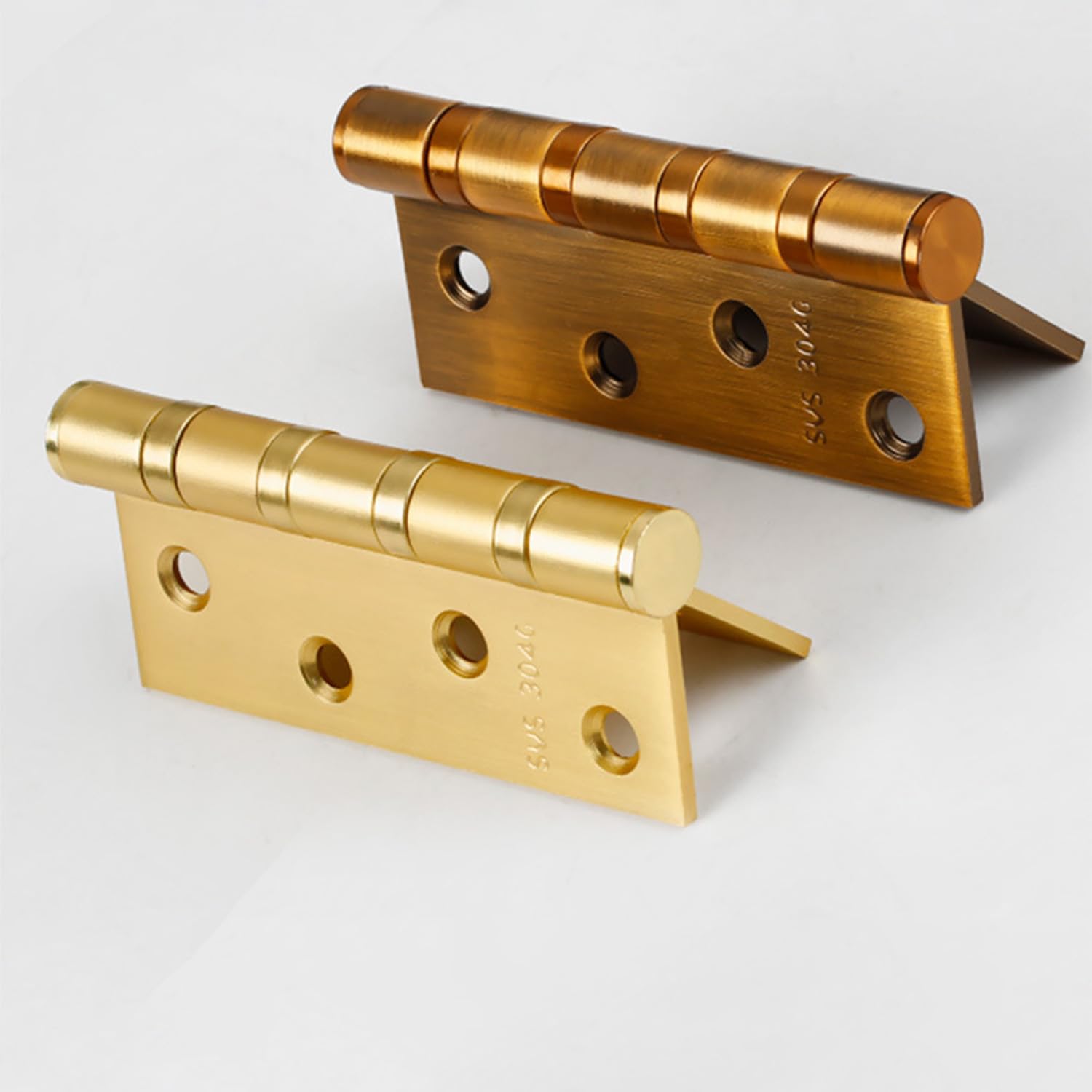 WJXFHTD Hinges for Doors Interior Stainless Steel Doorway Hinge Black Hinges for Interior Doors Door Hinges Brushed Nickel (Dark Brown)