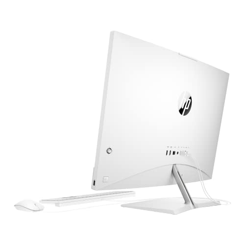 HP Pavilion Touchscreen 27” All-in-One Desktop, 12th Gen Intel Core i7-12700T Processor, 16GB RAM, 2TB SSD, Wi-Fi 6, Webcam, HDMI, RJ-45, Wired Keyboard & Mouse, White, Windows 11 Home