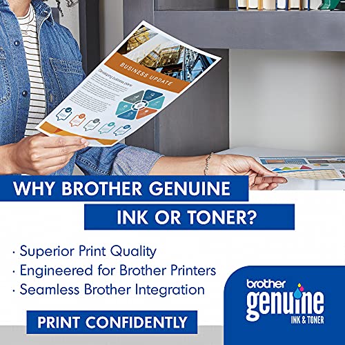 Brother Genuine Super High Yield Toner Cartridge, TN436Y, Replacement Yellow Toner, Page Yield Up To 6,500 Pages, Amazon Dash Replenishment Cartridge, TN436