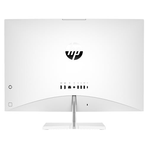 HP Pavilion Touchscreen 27” All-in-One Desktop, 12th Gen Intel Core i7-12700T Processor, 16GB RAM, 2TB SSD, Wi-Fi 6, Webcam, HDMI, RJ-45, Wired Keyboard & Mouse, White, Windows 11 Home
