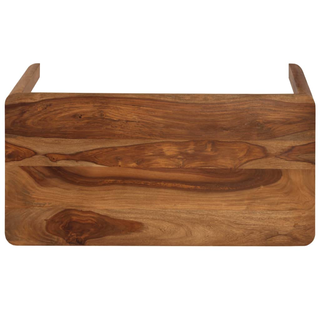 WHOPBXGAD Dining Table,Industrial Restaurant Counter, Wooden Kitchen Table, Easy to Assemble Suitable for Small Spaces, Flats, Bars,Solid Sheesham Wood 47.2"x23.6"x29.9"
