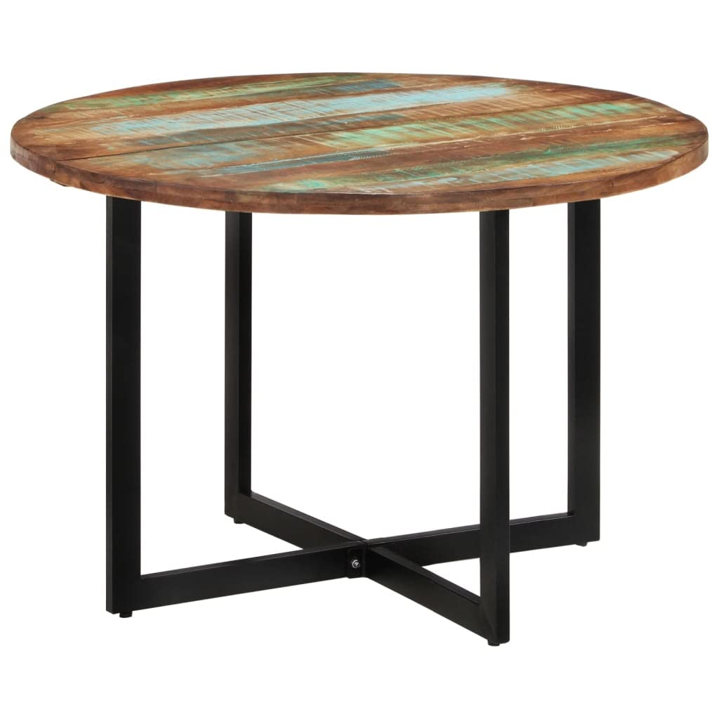 ULUYYUC Dining Table 43.3"x29.5" Solid Wood Reclaimed,Multifunctional Party Table Kitchen Tables Living Room Furniture Outdoor Table for Living Room, Kitchen, Backyard, Wedding
