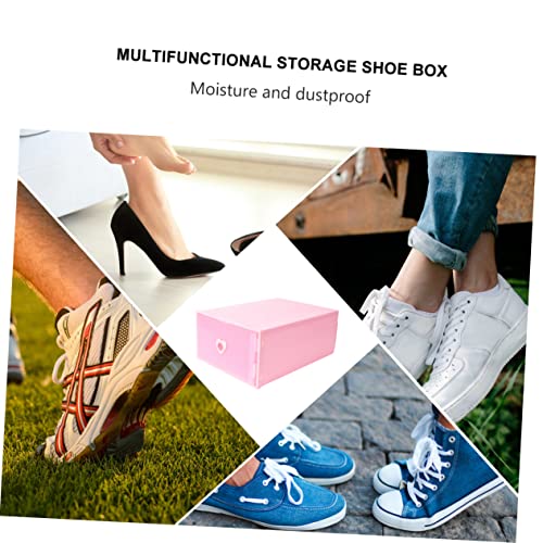 INOOMP 3pcs Box Shoe Storage Box Shoe Box Sneakers Storage Case Underwear Organizer Socks Container Toys Container Loafers Drawer Storage Cabinet Household Locker Men and Women