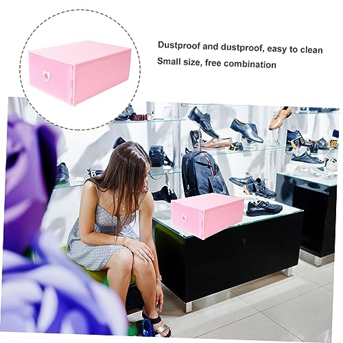INOOMP 3pcs Box Shoe Storage Box Shoe Box Sneakers Storage Case Underwear Organizer Socks Container Toys Container Loafers Drawer Storage Cabinet Household Locker Men and Women