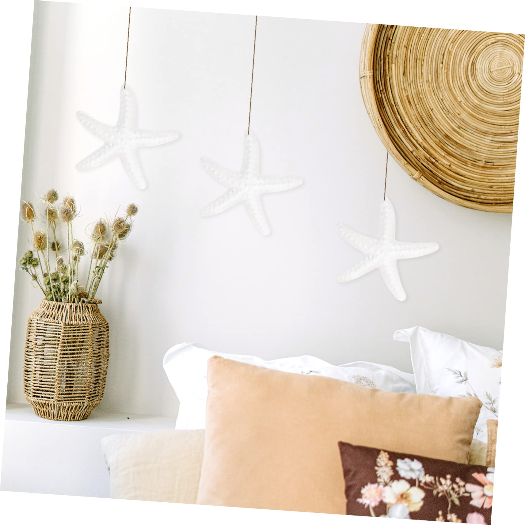 60 Pcs Ornaments Delicate Star Pendant Resin Star Pendant Resin Wall Decoration Decorative Sea Star DIY Resin Wall Art Craft Wall Sea Star Decorations DIY Home Decor