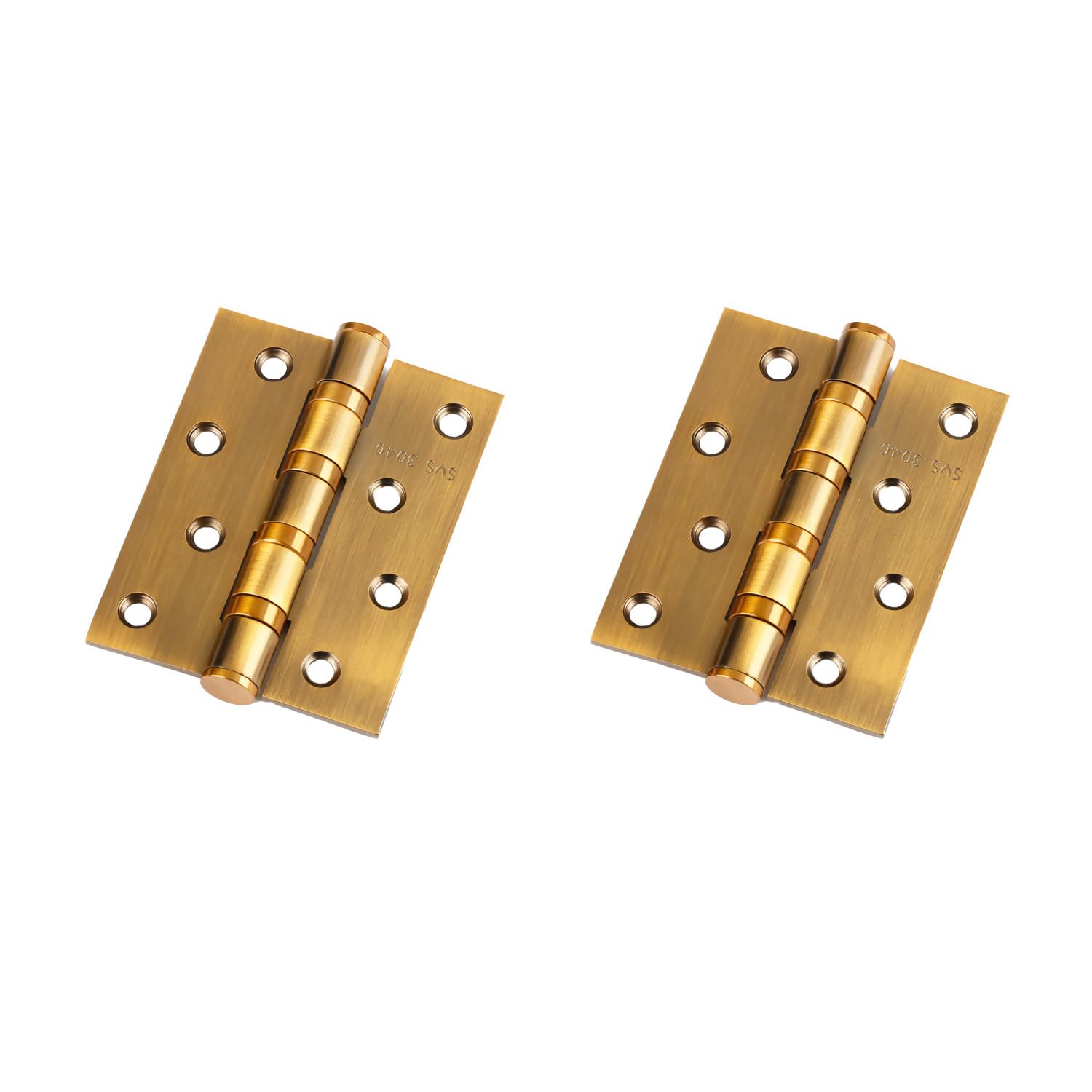 WJXFHTD Hinges for Doors Interior Stainless Steel Doorway Hinge Black Hinges for Interior Doors Door Hinges Brushed Nickel (Dark Brown)
