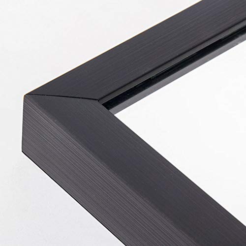 ZJIAH Full Length Mirror with Stand, 59" x 19.7" Rectangle Full Body Mirror Floor Mirror, Free Standing Dressing Mirror, Hanging/Wall-Mounted Mirror for Bedroom Living Room Locker Room, Black
