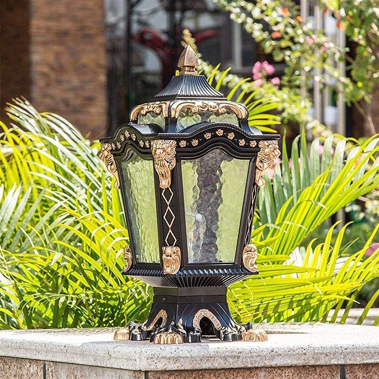 Outdoor Post Light Exterior Pillar Light Pillar Lamp European-Style Simplicity ,Waterproof Antirust Aluminum Column Lamp Outdoor LED Post Light Garage Pavilion Courtyard Courtyard Lighting