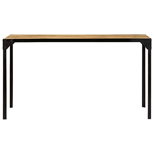AJSEOYBS Dining Table,Dining Room Table, w/Spacious Desktop, Kitchen Table, Ideal for Living Room, Dining Room and Restaurant,Dining Table 55.1"x31.5"x29.9" Solid Mango Wood