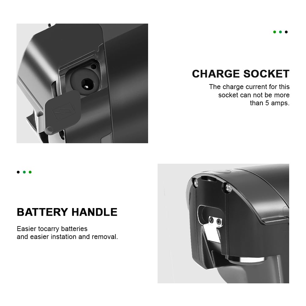 Yose Power Electric Bike Battery 48V 14Ah for Soltera Pace 500.2/500.3/500.3 Step-Through E-Bikes Ebike Battery for 250W 300W 500W 700W Motor (Without Charger)