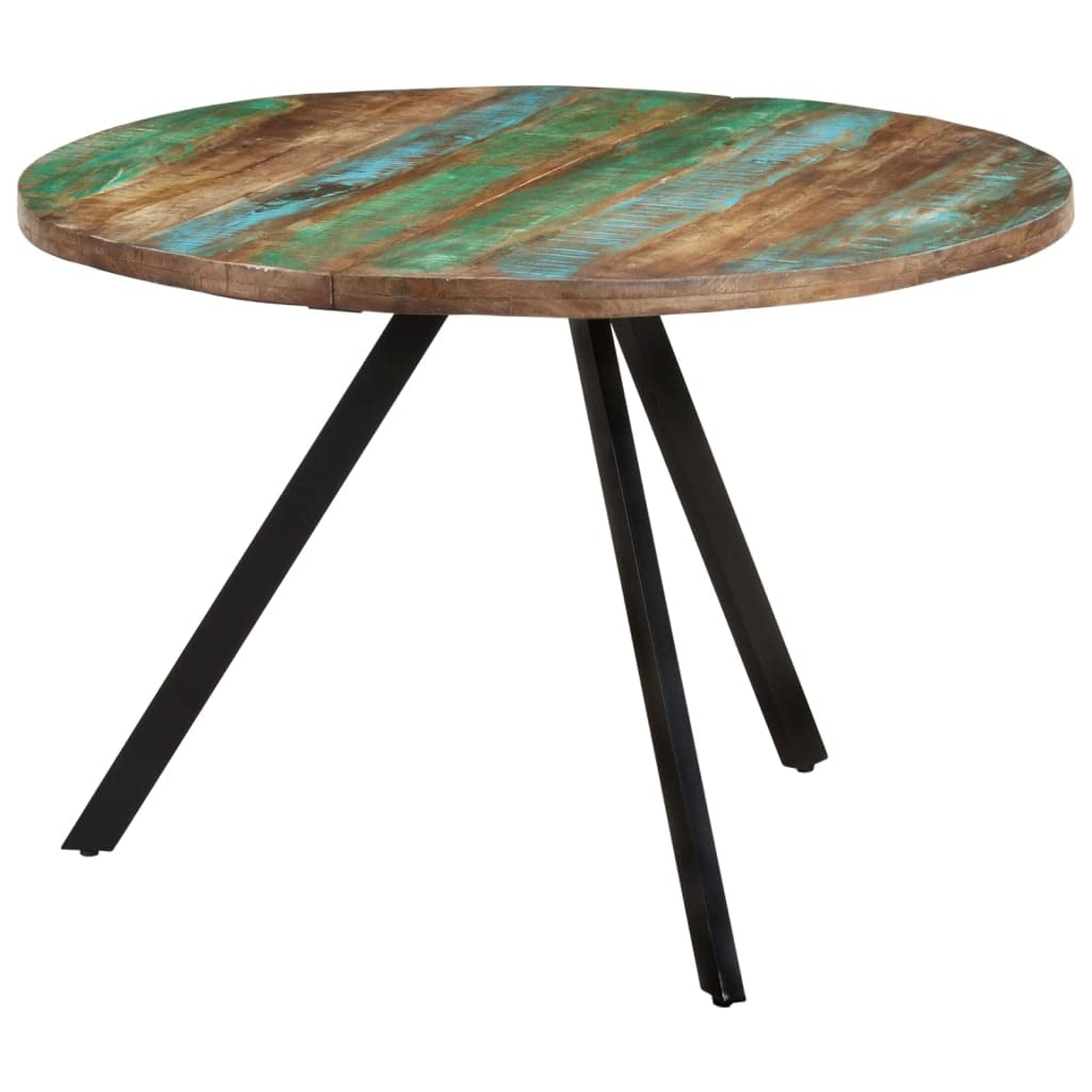 WHOPBXGAD Dining Table,Wooden Kitchen Table, Dining Room Counter Suitable for Small Spaces, Flats, Bars, Restaurants,43.3"x29.5" Solid Wood Reclaimed