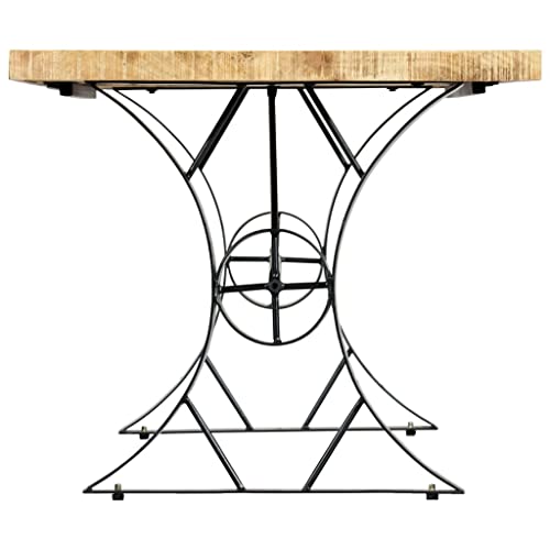 AJSEOYBS Retro Dining Table,Kitchen Table,Dinner Table Dining Room Home Furniture,for Cafe, Office, Kitchen, Living Room, Entryway,Dining Table 70.9"x35.4"x29.9" Solid Mango Wood
