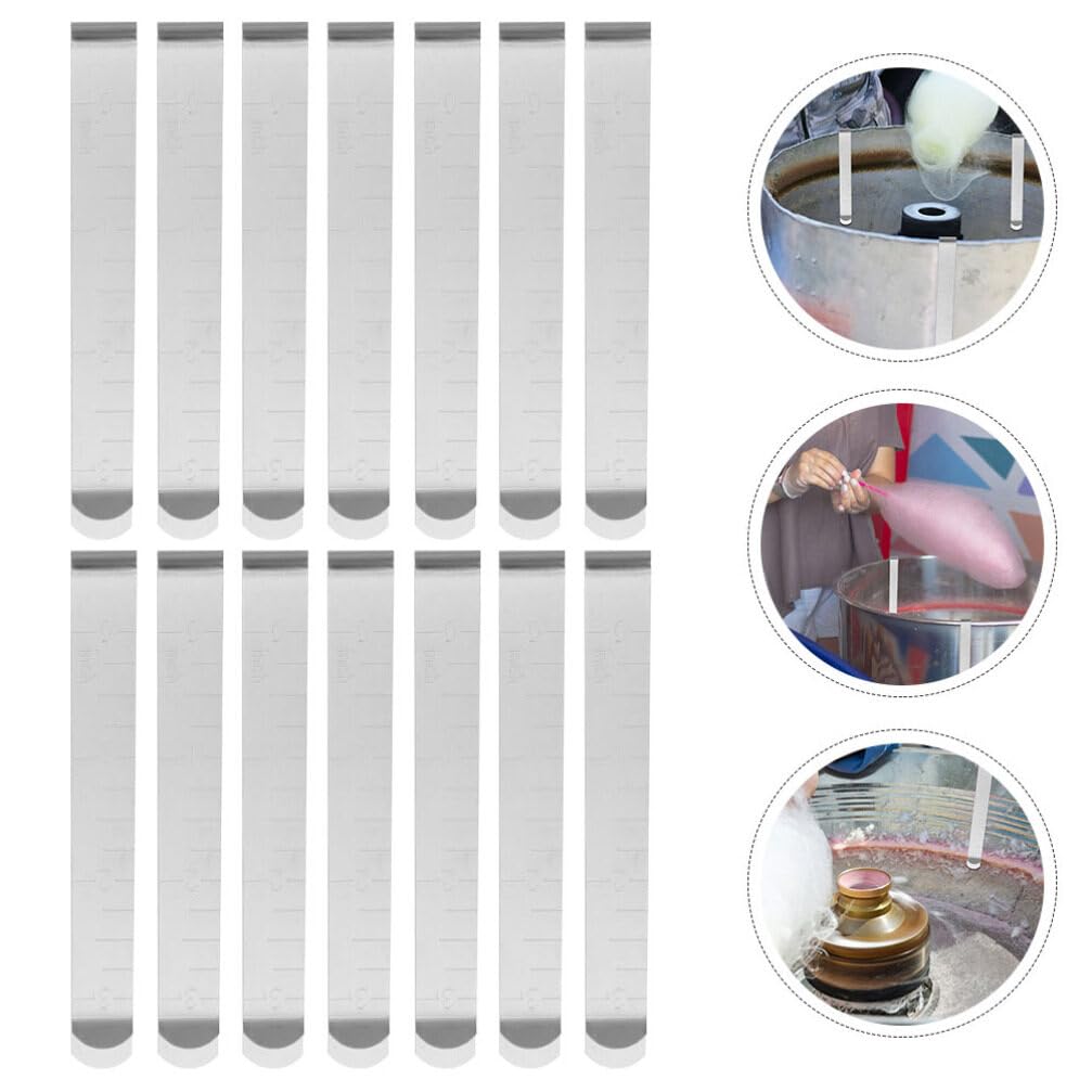 BESTonZON 20pcs Clips Candy-floss Machine Stabilizer Candy-floss Clamp Stainless Marshmallow Clip Marshmallow Parts Candy-floss Making Accessories Mesh Stainless Steel Securing Clip