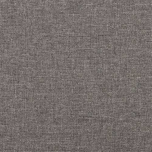 ULUYYUC Sofa Chair,Lounge Sofa Modern Sofa Funky Sofa Guest Sofa with Chaise Suitable for Living Room Apartment Home Office with Footstool Light Gray 23.6" Fabric