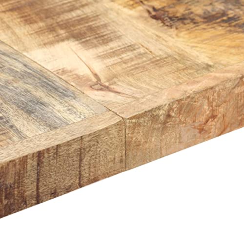 AJSEOYBS Retro Dining Table,Kitchen Table,Dinner Table Dining Room Home Furniture,for Cafe, Office, Kitchen, Living Room, Entryway,Dining Table 70.9"x35.4"x29.9" Solid Mango Wood