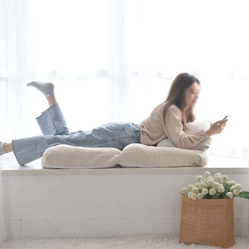 NAHDU Foldable Sofa can Accommodate Backrest Floor Tatami Balcony Chairs (Color : E, Size : As Shown)