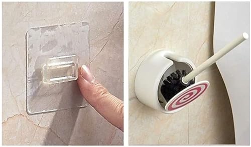Creative Toilet Bowl Brush and Stand Cute Wall Mounted Toilet Cleaner Brush Home Toilet Brush for Bathroom Deep Cleaning