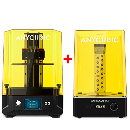 ANYCUBUC Resin 3D Printer Photon Mono X2 and Wash and Cure Plusļ¼Resin Printer Bundle