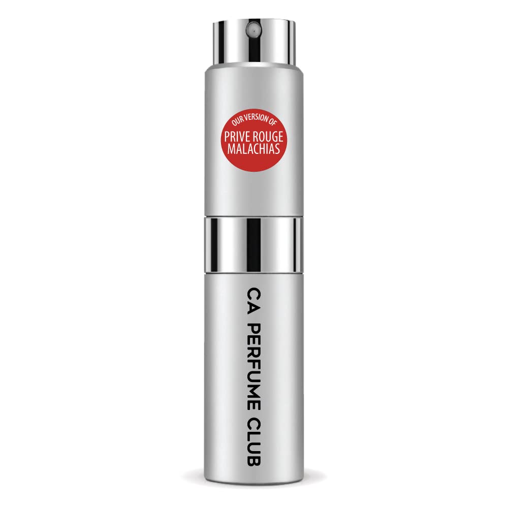 CA Perfume Impression of Prive Rouge Malachias For Women & Men Replica Version Fragrance Dupes Concentrated Long Lasting Eau de Parfum Spray Refillable Atomizer Bottle 0.27 Fl Oz/8ml-X1