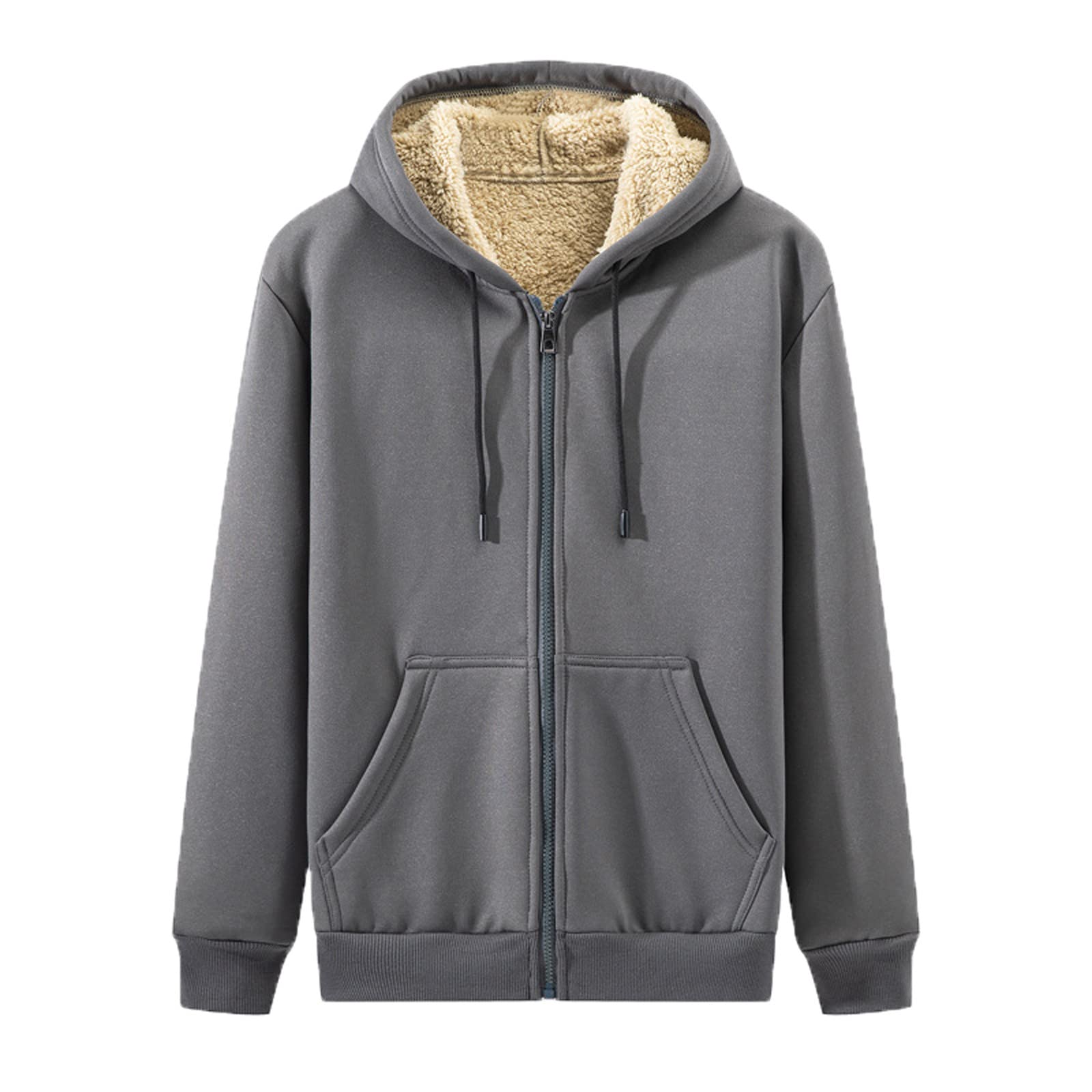 Ymosrh Graphic Hoodies For Men, Casual Zip Up Hoodie Drawstring Long Sleeve Fleece Lined Hooded Sweatshirt Mens Pullover Hoodie Sweaters Men Hoody Man Designs Blank Hoodie Workout (3XL, Dark Gray)