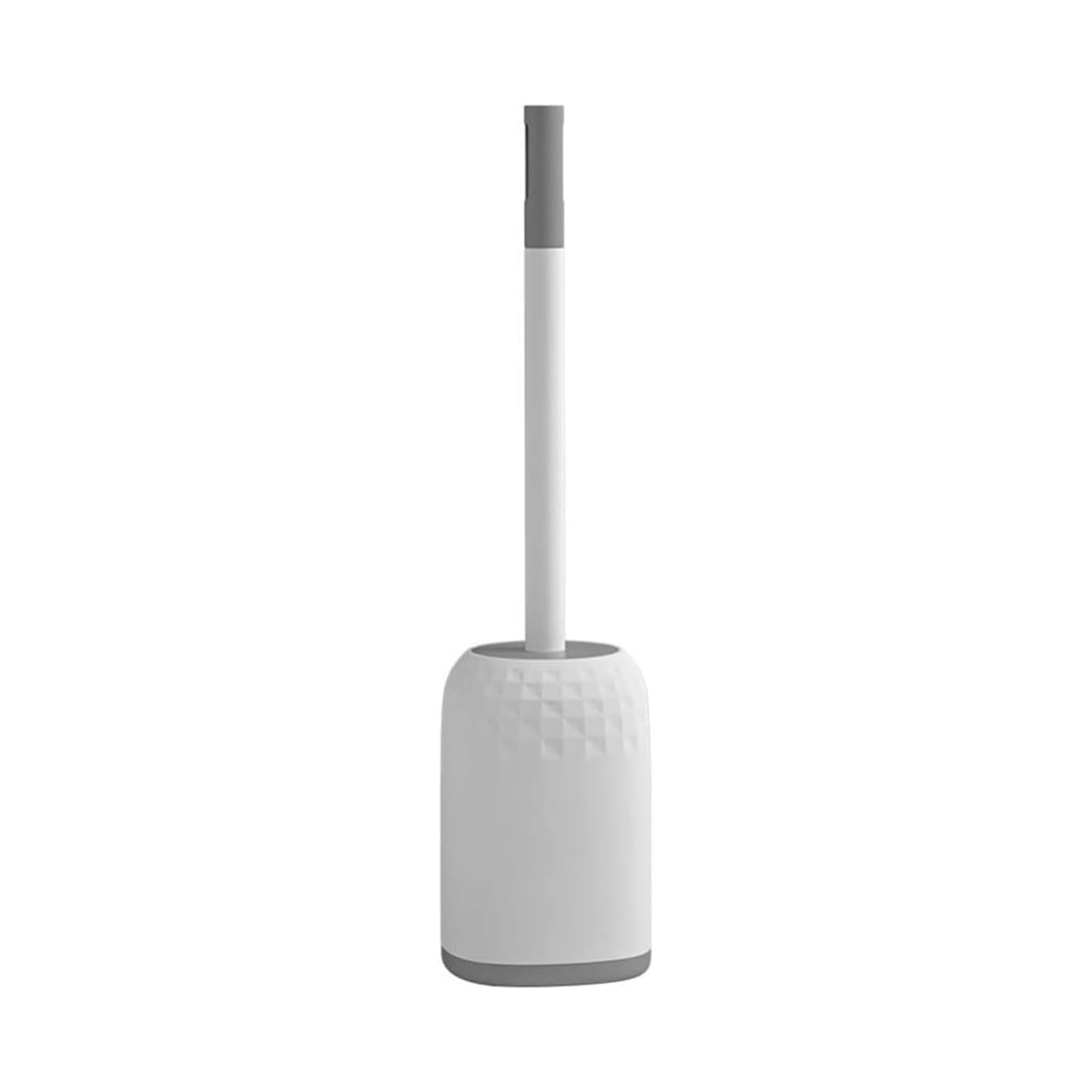 Creative Toilet Bowl Brush Floor Wall Mounted Toilet Brush Plastic Long Handle Domed Toilet Cleaner Brush with Holder Set