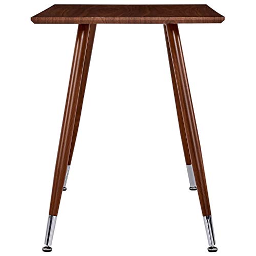 ULUYYUC Dining Table Brown 47.2"x23.6"x29.1" MDF,Office Desks Party Table Kitchen Tables Kitchen Furniture Outdoor Table for Living Room, Kitchen, Backyard, Wedding,Office