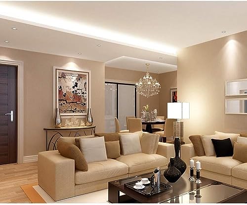 SANBDDLYY Indoor Panel Downlamp Anti-Dazzle Commercial Lighting Lamp Energy Saving Recessed Led Ceiling Downlight Spotlight Aluminum Round Lumination Fixture for Living Room Bathroom Kitche