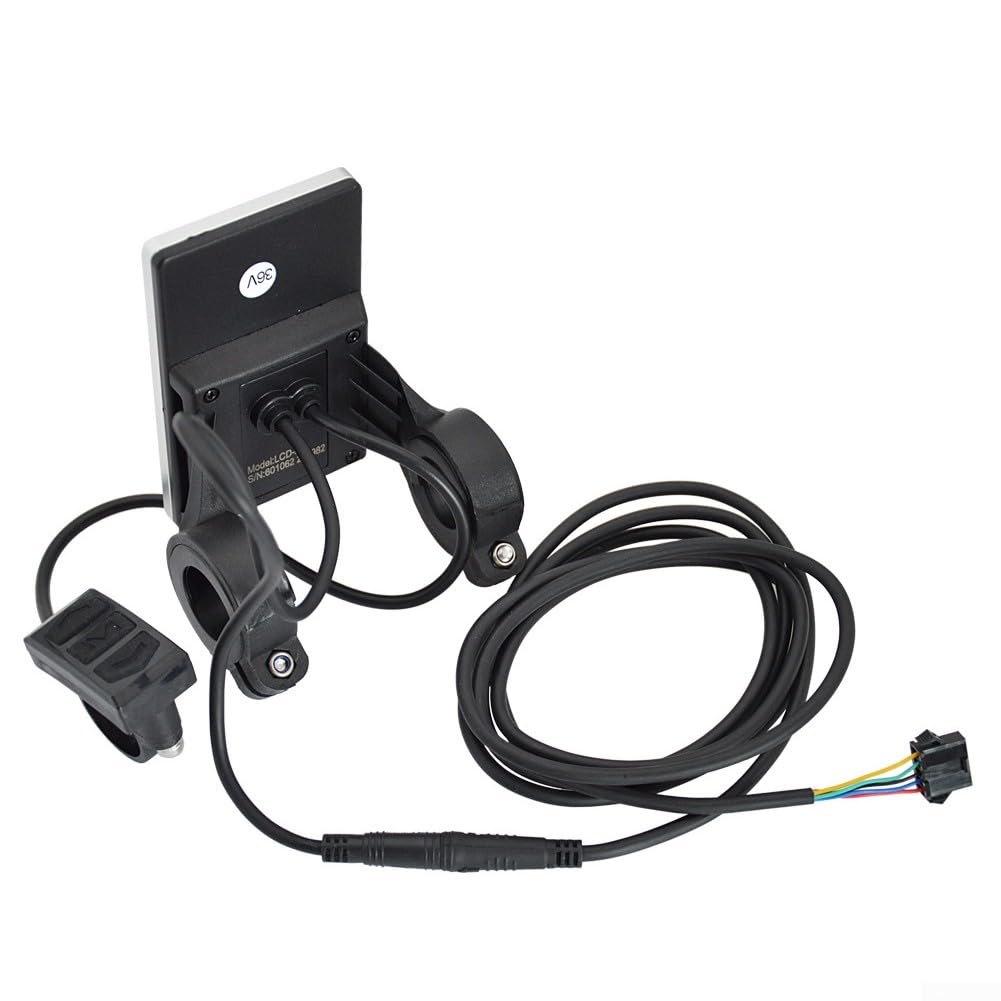 Electric Bike LCD Display, 5Pin E-Bike M5 Display Meter Control Panel, Electric Scooter Speedmeter with Control for Electric Bikes