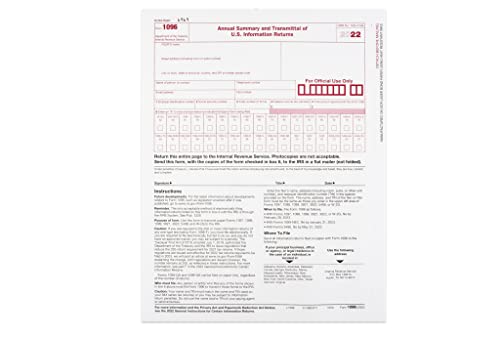 1099 Misc Forms 2022, 4 Part Laser Tax Forms Kit for 25 Vendor with 25 Self-Seal Envelopes, Designed for QuickBooks and Accounting Software