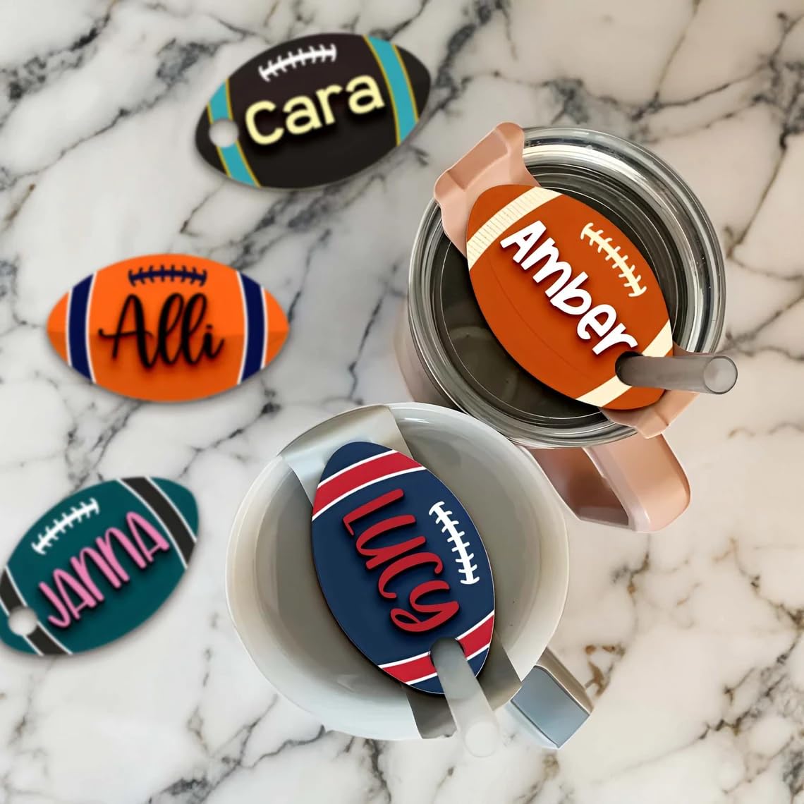 Baseball Tumbler Name Tag, Personalized Tumbler Name Tag 40oz,30oz Tumbler, 40oz Personalized Id Tags, Custom Name Tags For Tumbler Cup