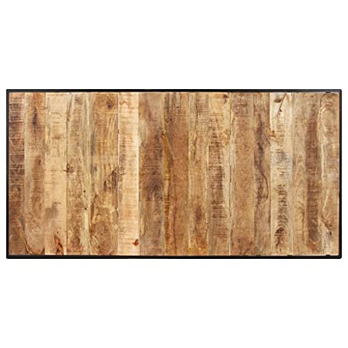 AJSEOYBS Large Dining Table,Industrial Rustic Kitchen Dining Room Table, Dinner Table for Kitchen, Living Room,Dining Table 70.9" Rough Mango Wood
