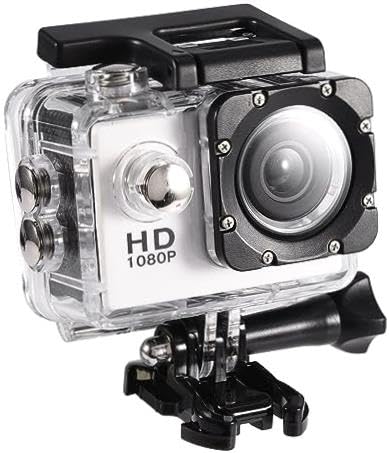 allesoky Outdoor Sports Waterproof Camera - Full Camcorder with Rechargeable Battery Cam for Adventure Videos