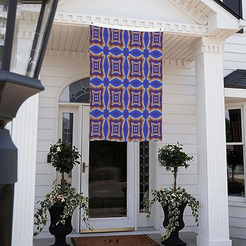 Tile Cube Outdoor Decorative Flag 3x5ft/Vibrant, Fade-Resistant Polyester Fabric - Ideal For Holiday Garden Decor - Making An Eye-Catching Addition To Your Outdoor Space!