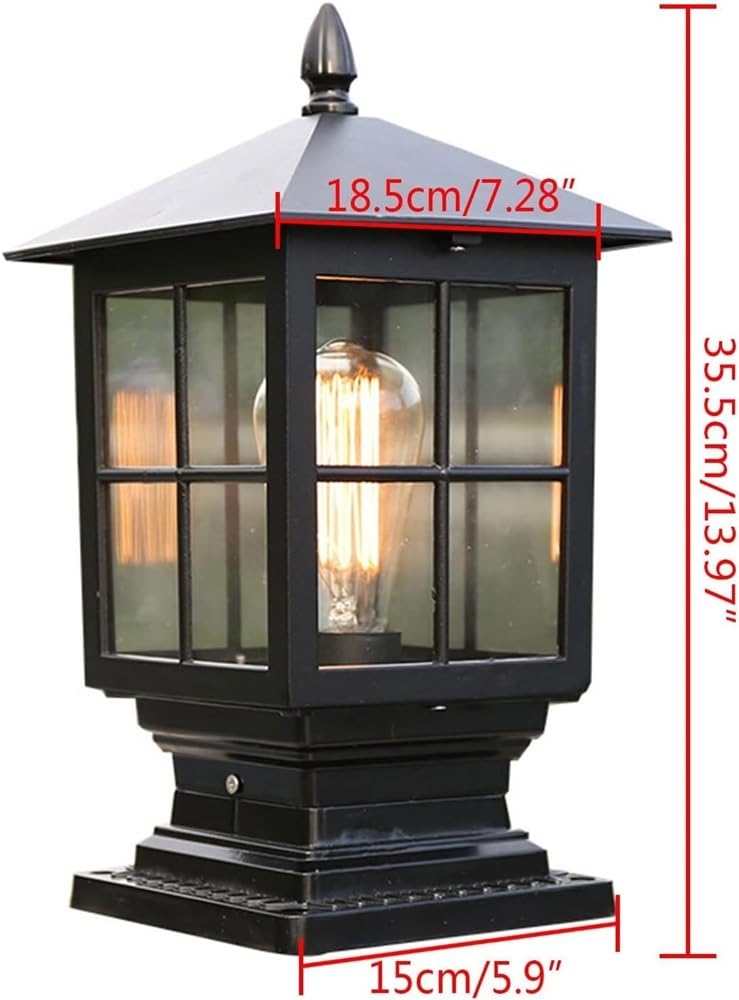 SANBDDLYY Outdoor Post Light Outdoor Column Lights Waterproof Pillar Lights Outdoor Lighting for Doorways, Yards, Porch, Patios, Hallways
