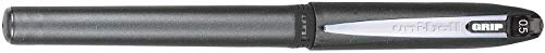 Uniball Roller Grip Pens, Micro Point (0.5mm), Black, 12 Count
