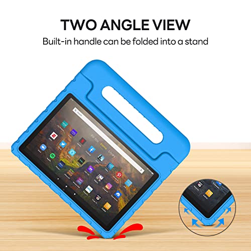Merocab Kids Case for Fire HD 10 and Fire HD 10 Plus Tablet 11th Generation 2021 Release,Lightweight Shockproof Kid-Proof Cover with Stand for Kindle Fire HD 10 2021 11th 37