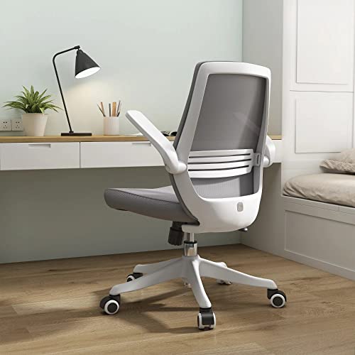 Ergonomic Office Chair Mid-Back Home Desk Chair with Lumbar Support Small Mesh Computer Chair