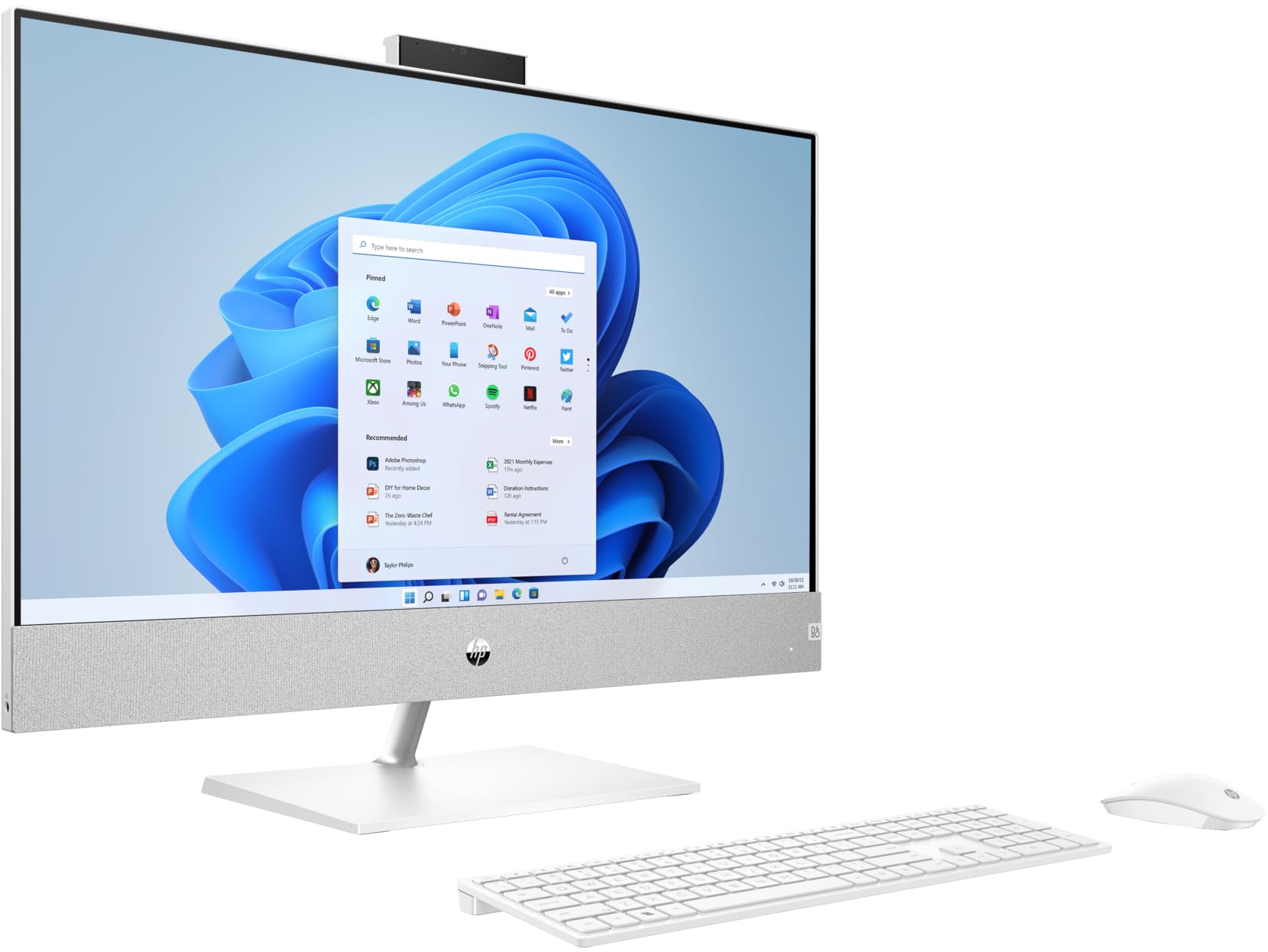 HP Pavilion 27 All-in-One Desktop 1TB SSD 32GB RAM Win 11 PRO (Intel Core 13th Generation i9-13900K Processor - 3.00GHz Turbo Boost to 5.80GHz, 1 TB SSD, 32 GB RAM, 27-inch FullHD) PC Computer