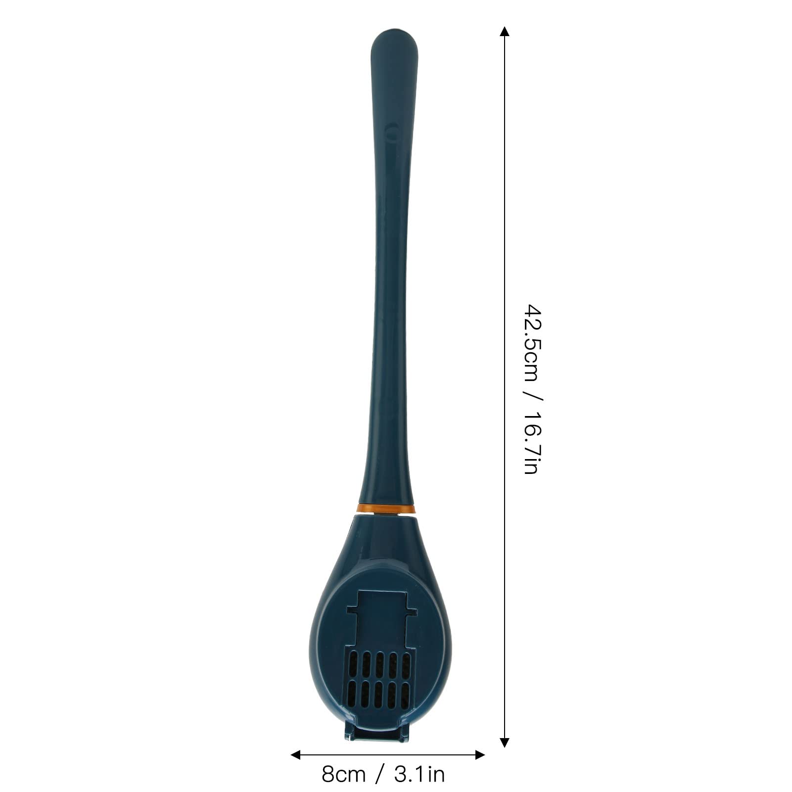 Psytfei Toilet Brush and Holder Toilet Bowl Cleaner Brush Set Wall Mounted Long Handle Bathtub Brush with Dust Cover for Bathroom Deep Cleaning