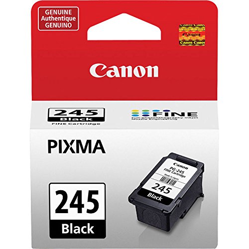 Genuine Canon PG-245 Black Ink Cartridge - 2 Pieces (8279B001) + Canon CL-246 Color Ink Cartridge (8281B001)