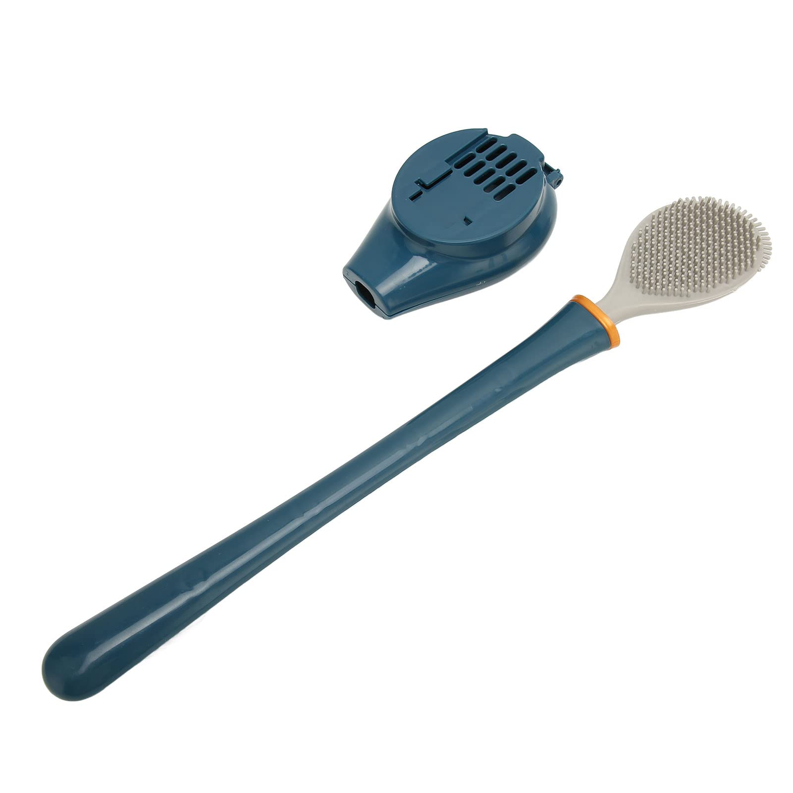 Psytfei Toilet Brush and Holder Toilet Bowl Cleaner Brush Set Wall Mounted Long Handle Bathtub Brush with Dust Cover for Bathroom Deep Cleaning