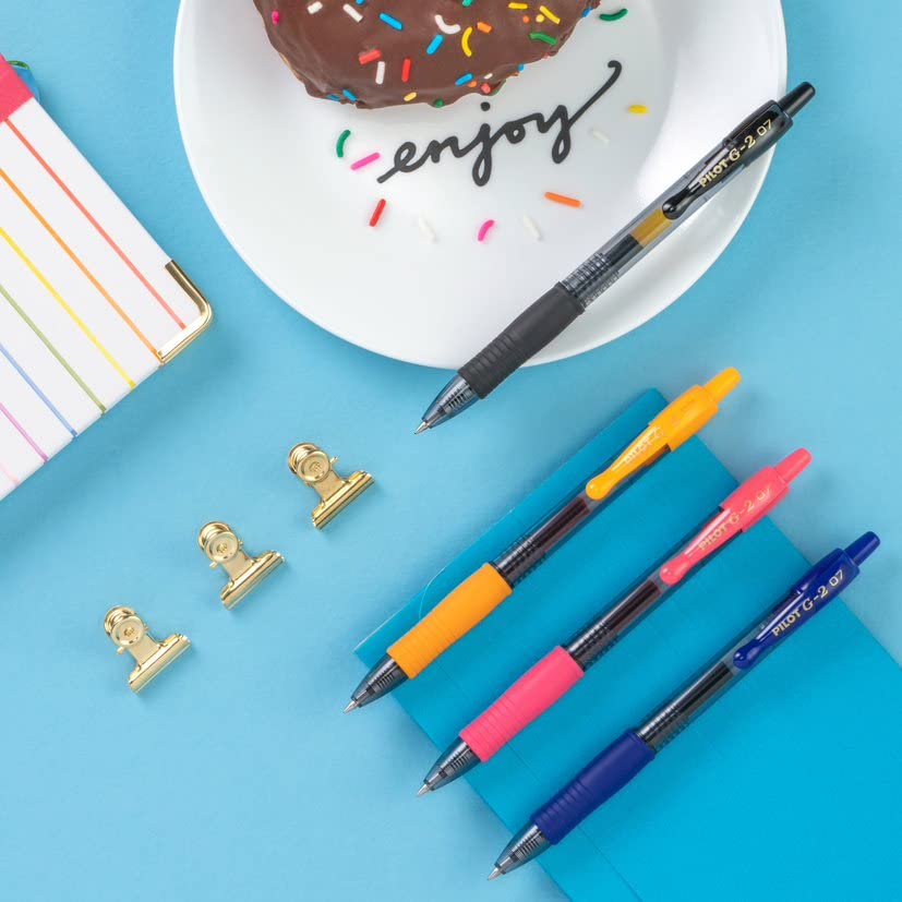 PILOT Pen G2 Assorted Premium Gel Ink Pens, Retractable And Refillable, Fine Point, 0.7mm, 20 Count Pens