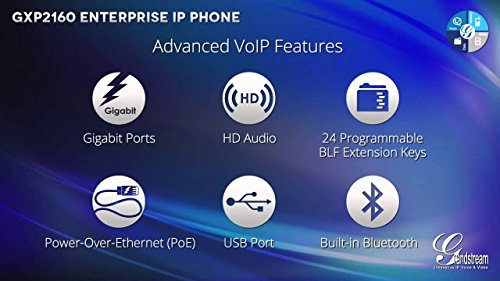 Grandstream GS-GXP2160 Enterprise IP Telephone VoIP Phone and Device, Black