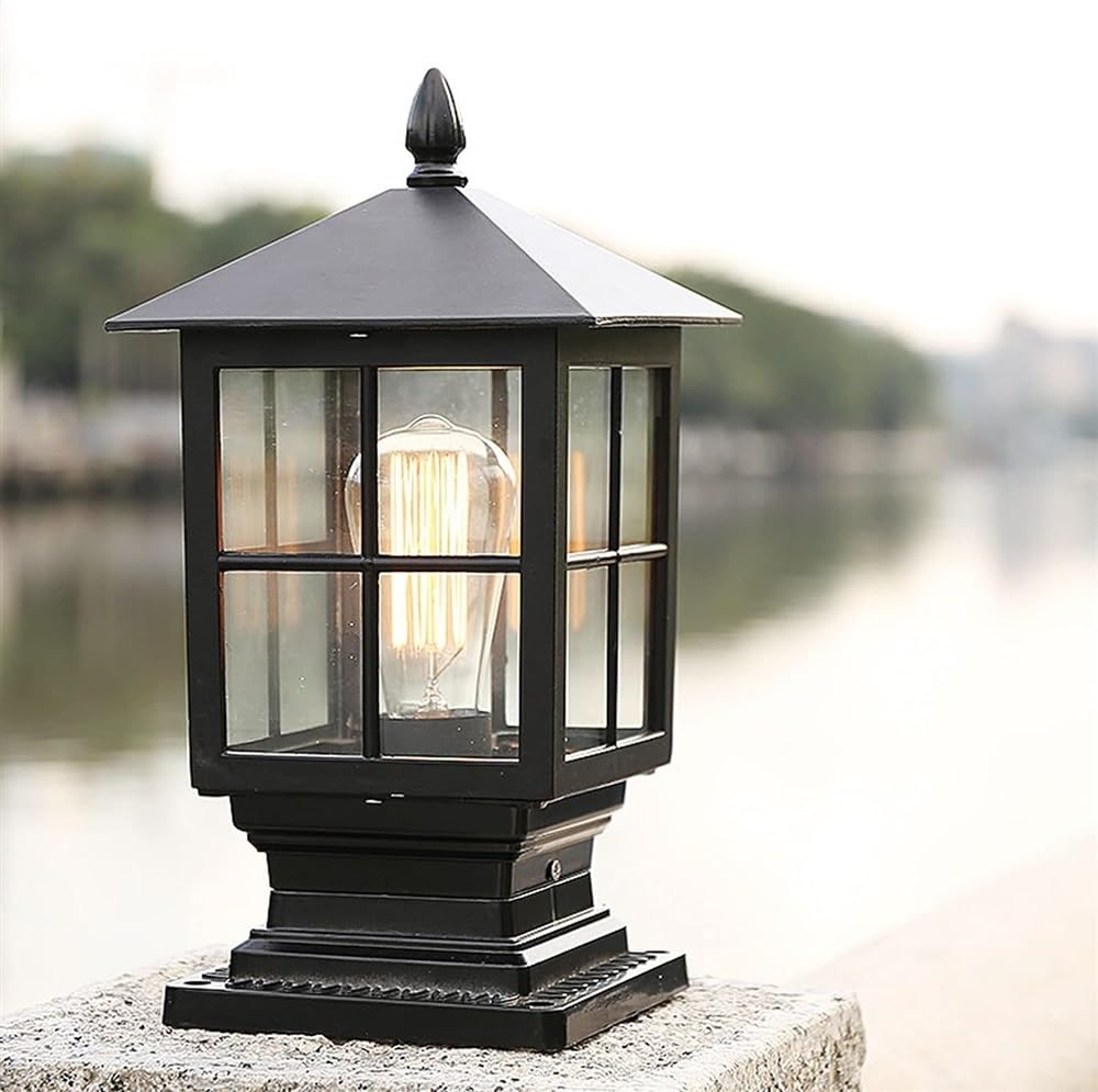 SANBDDLYY Outdoor Post Light Outdoor Column Lights Waterproof Pillar Lights Outdoor Lighting for Doorways, Yards, Porch, Patios, Hallways