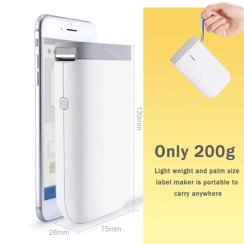 N/A Portable Thermal Label Printer Fast Printing Mall Home Office Use with Waterproof Label Paper