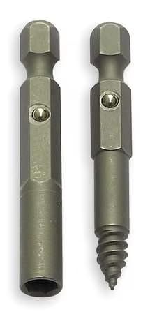 2 Piece Screwdriver Bit Set, 1/4"