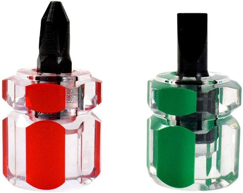 2 PCS Screwdriver Set Stubby Slotted Screwdriver Set